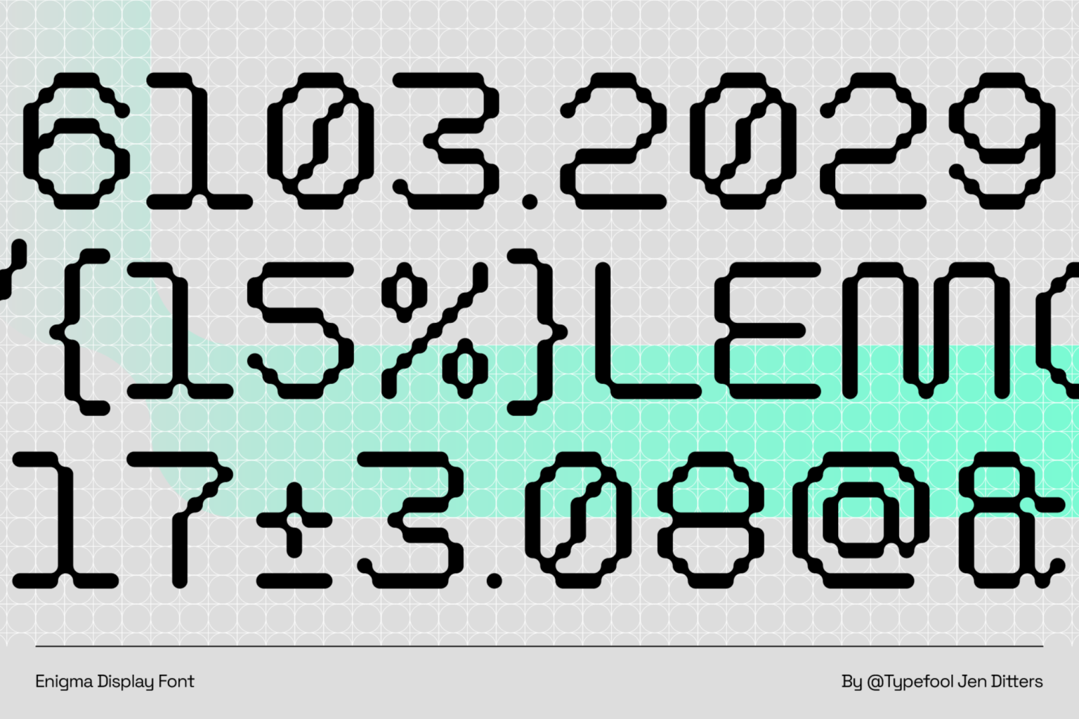 Enigma | Display Font – Typefool's shop