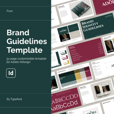 Brand Guidelines Template – Typefool's shop